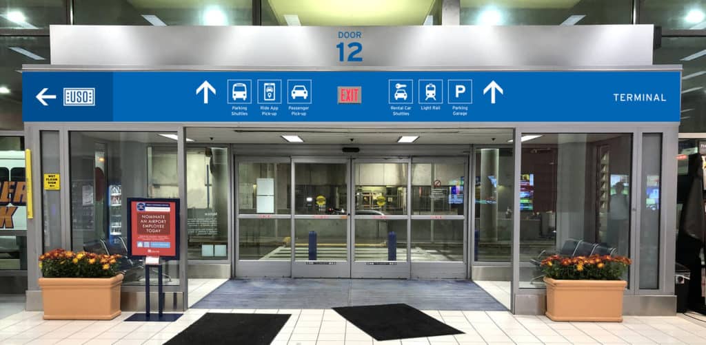 St. Louis Lambert International Airport Wayfinding Signage - Engraphix ...