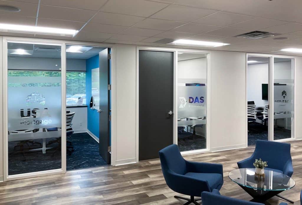 Frosted Window Vinyls at USA Mortgage - Engraphix Architectural Signage ...