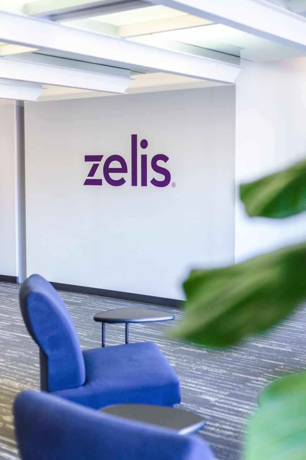 Zelis Logo Vinyl Graphic - Engraphix Architectural Signage, Inc.