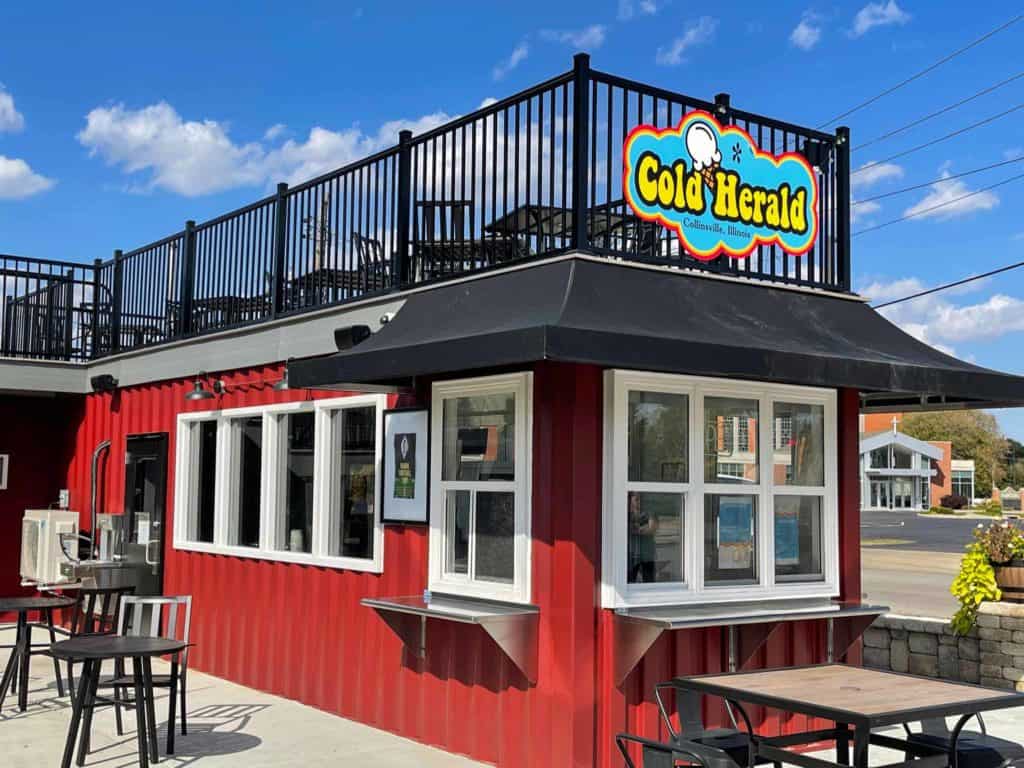 Cold Herald Exterior Signage - Engraphix Architectural Signage, Inc.