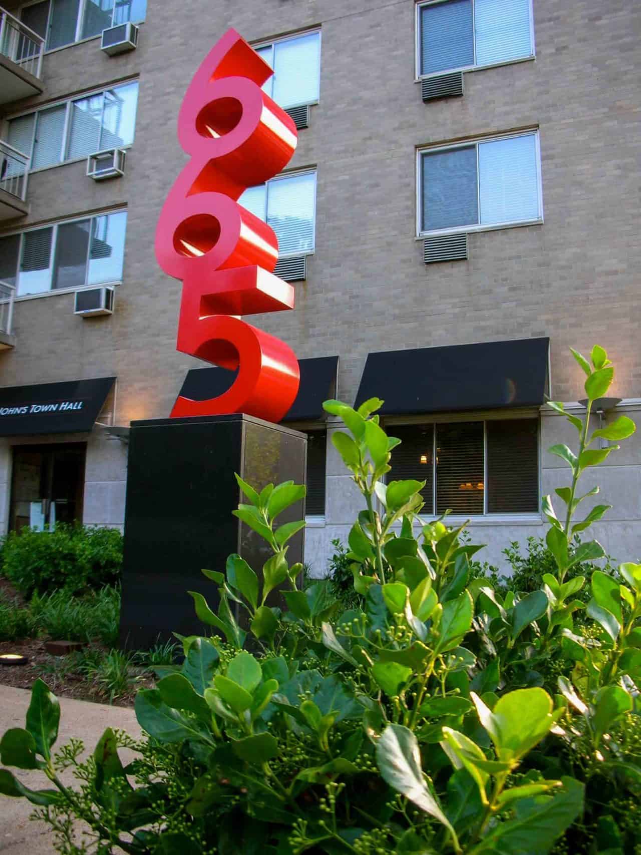 The Dorchester Apartments Address Sign Sculpture Piece - Engraphix ...