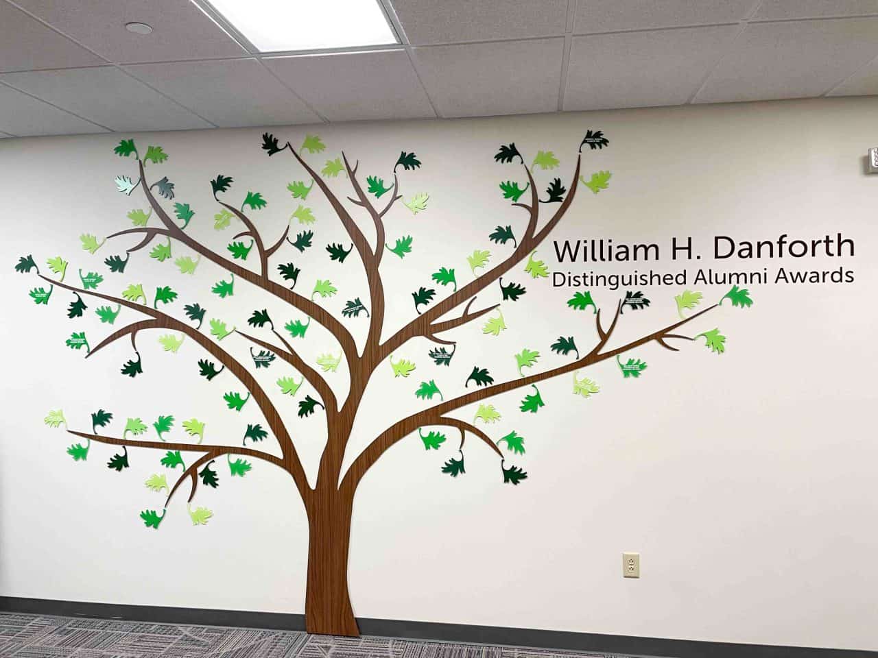 Tree Inspired Donor Walls - Engraphix Architectural Signage, Inc.