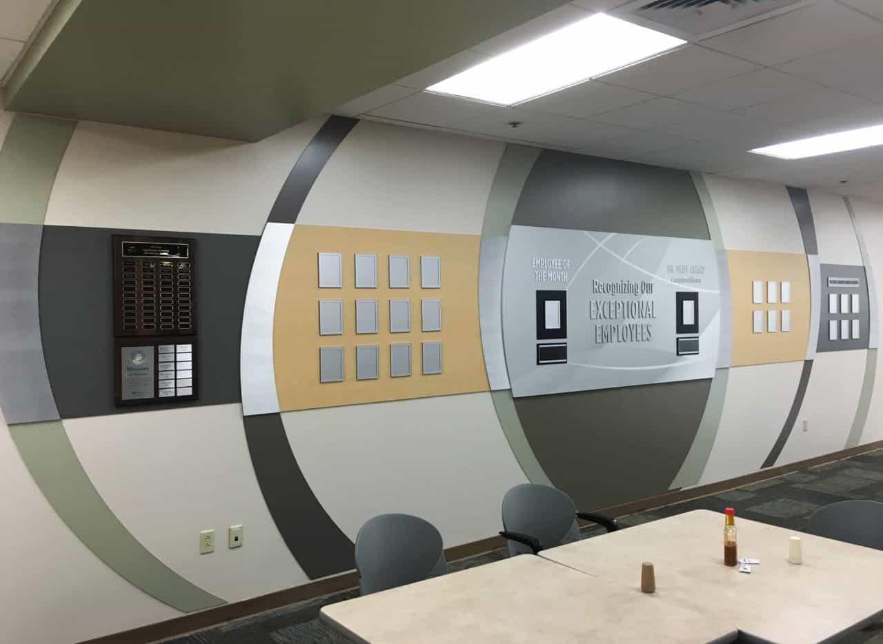 Custom Employee of the Month Recognition Wall - Engraphix Architectural ...