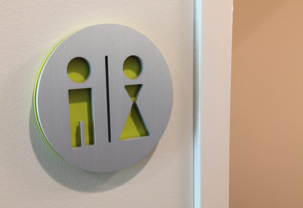 Custom Restroom Signs - Engraphix Architectural Signage, Inc.