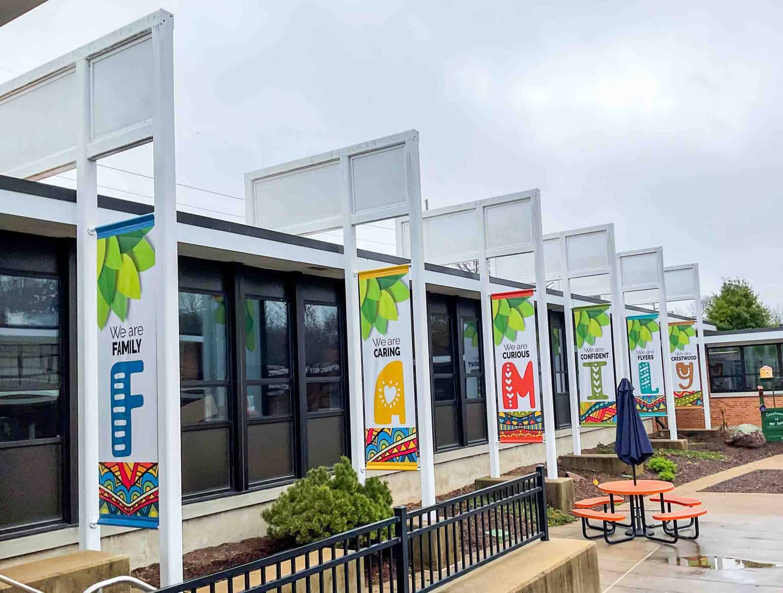 Custom Banners for Crestwood Elementary School - Engraphix ...